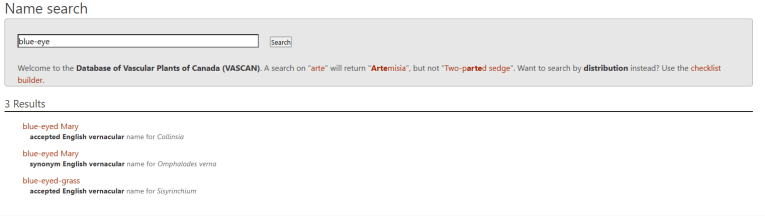 Using VASCAN – Maitland Area Pollinator Projects